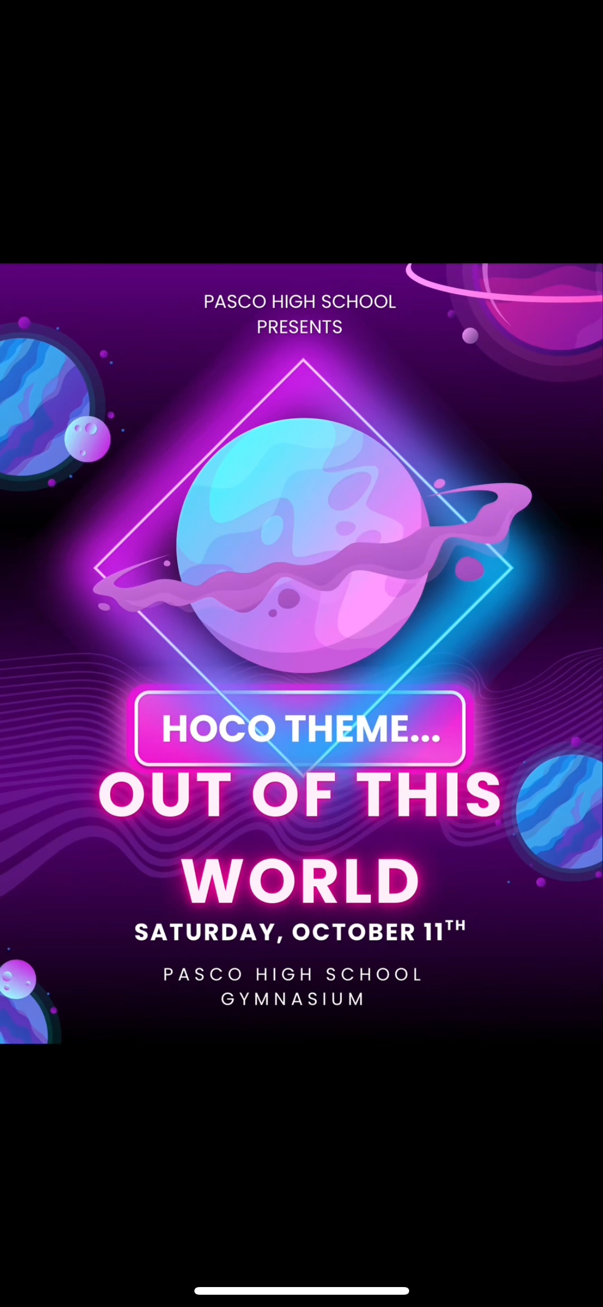HOCO Poster | Pasco High School